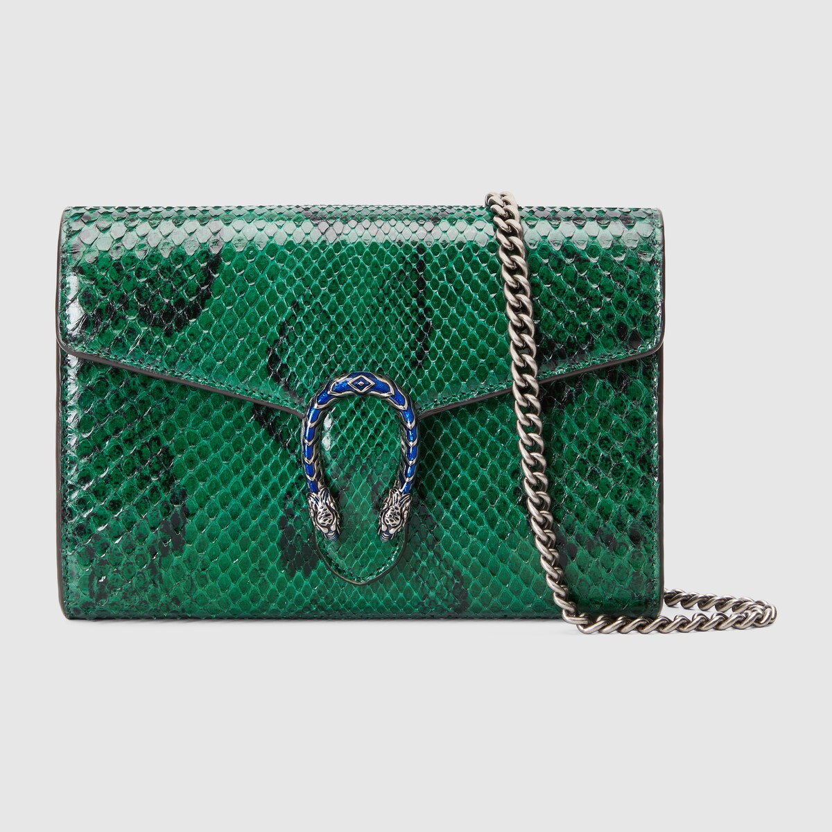 Dionysus python mini chain bag in emerald green | GUCCI® 香港