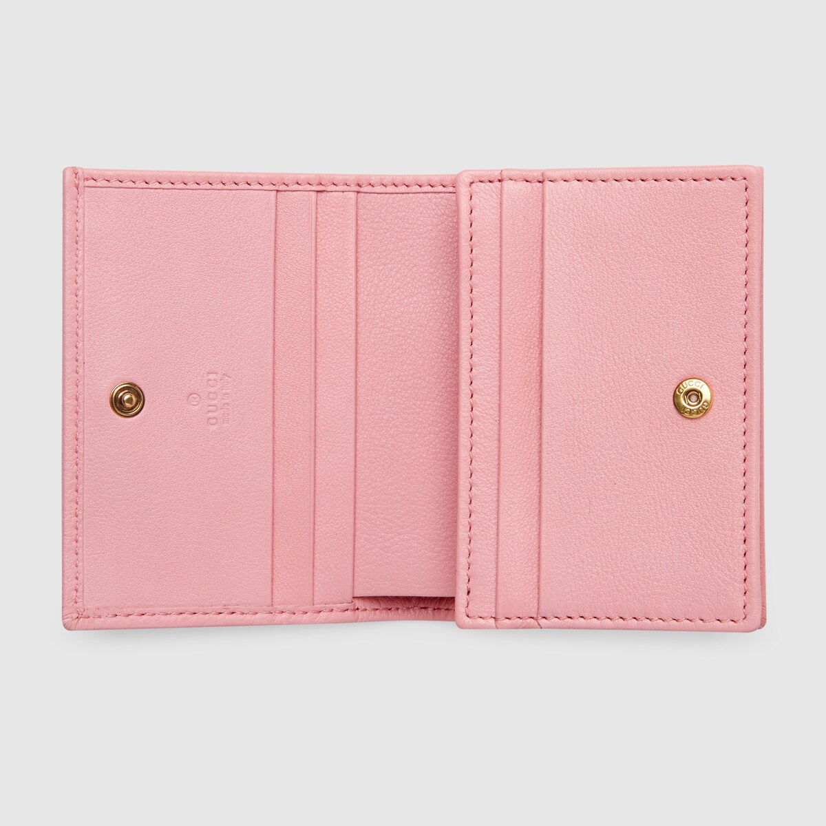 Gucci Diana card case wallet in pastel pink leather | GUCCI® NZ