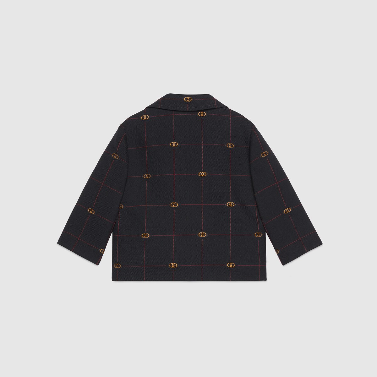 Baby Interlocking G wool jacket in multicolor | GUCCI® US