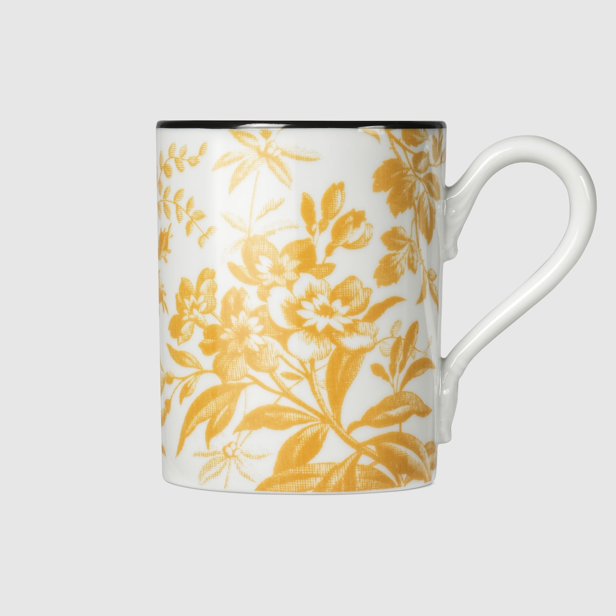 Herbarium mug in yellow porcelain | GUCCI® US