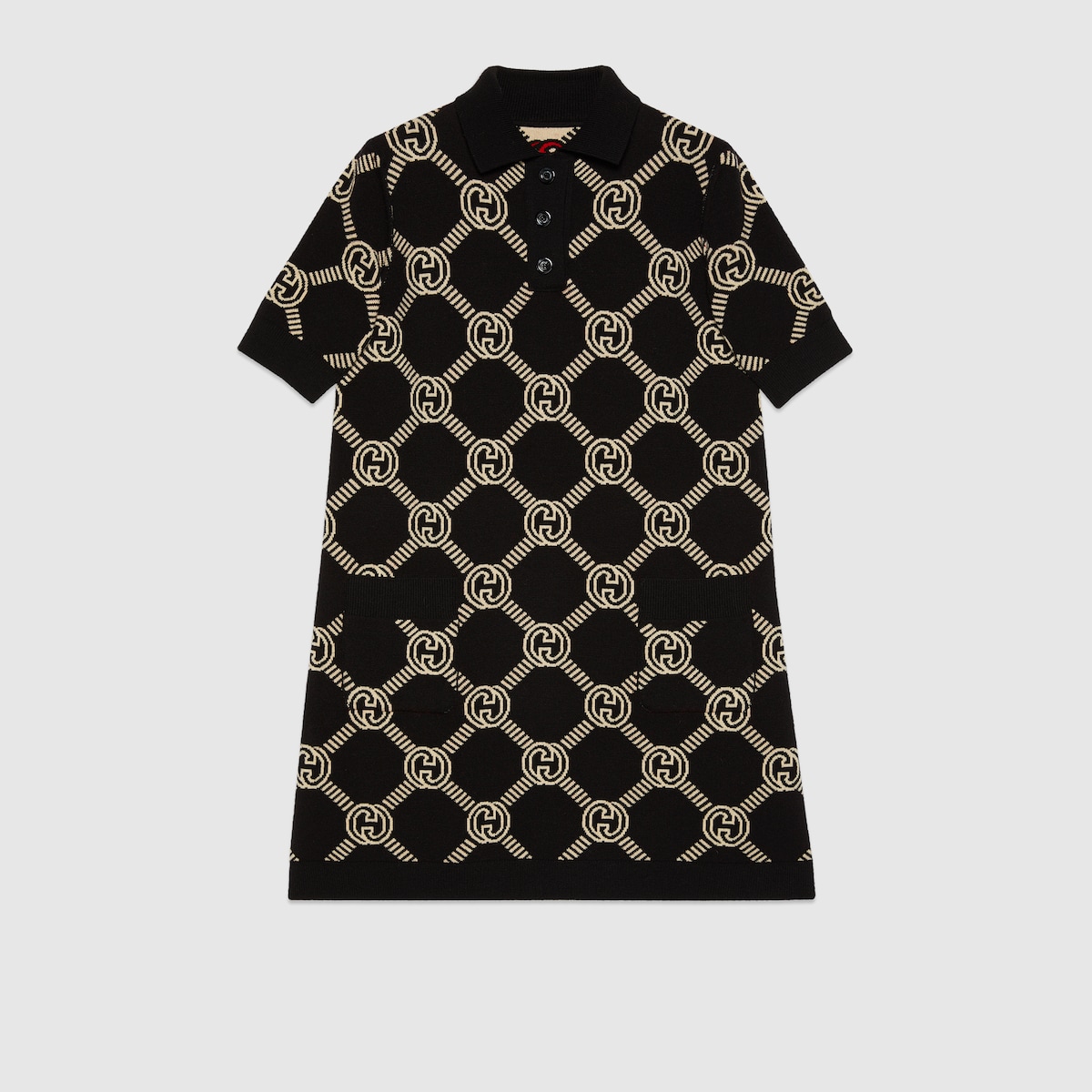 Abito polo reversibile GG in multicolore | GUCCI® Italia