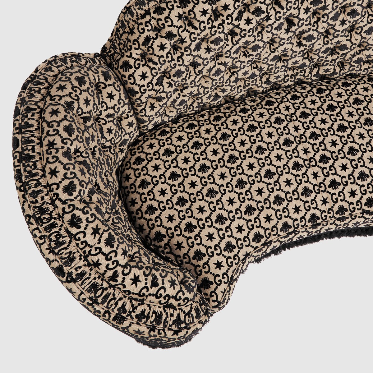 GG bee and star capitonnè camelback sofa in Undefined | GUCCI® SI