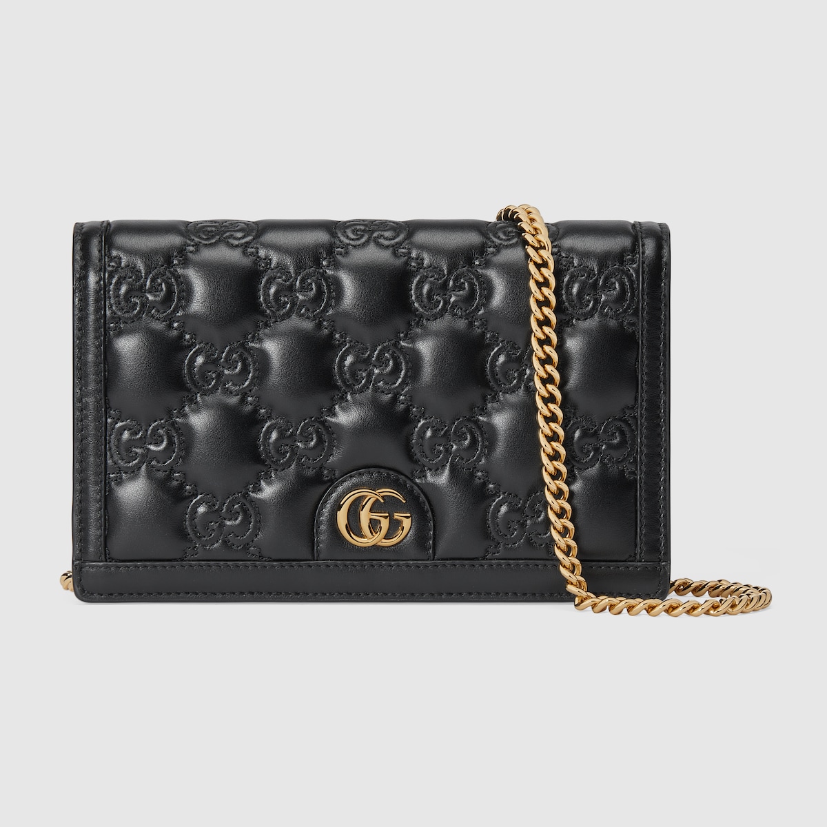 Cartera con cadena GG Marmont inpiel negra | GUCCI® MX