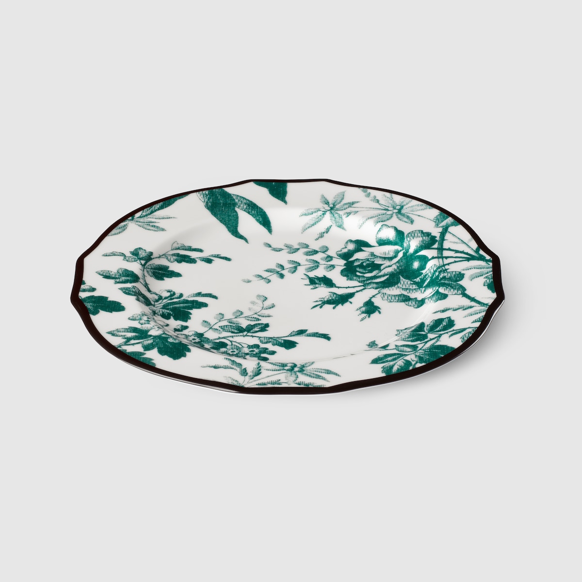 Green Herbarium Dessert Plate, Set Of Two | GUCCI® US
