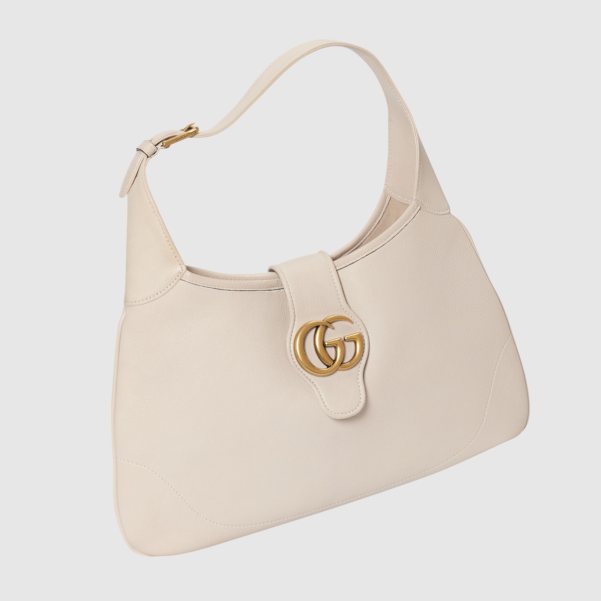 Aphrodite medium shoulder bag in white leather | GUCCI® GR