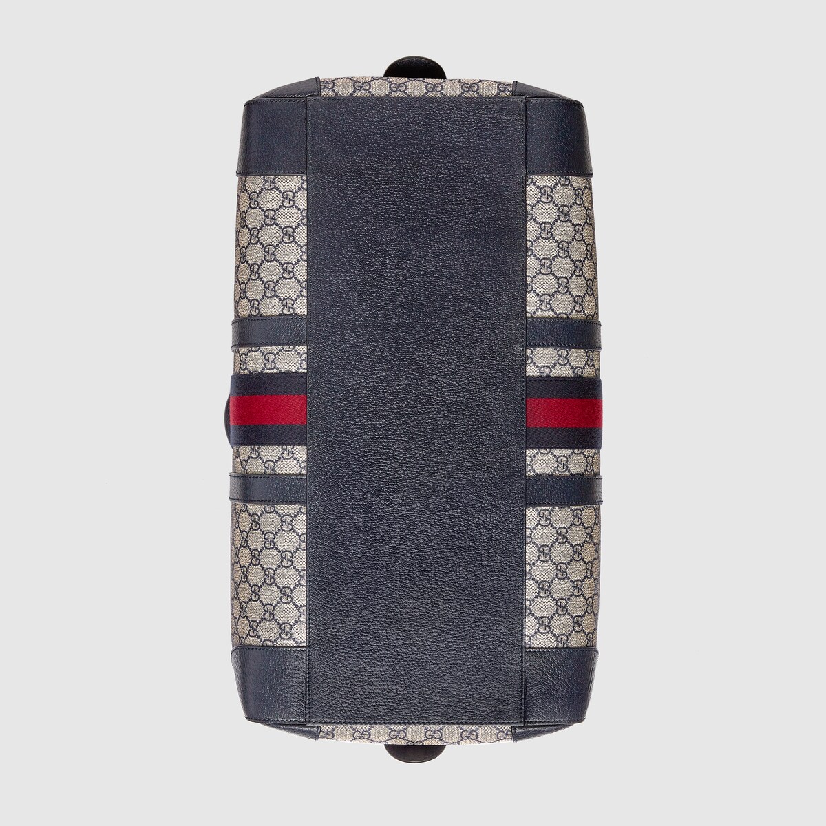Gucci Savoy large duffle bag in beige and blue GG Supreme | GUCCI® NL