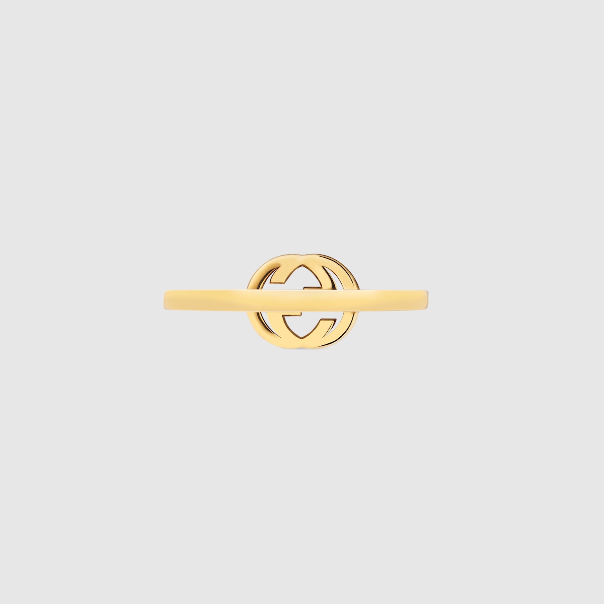 Gucci Interlocking diamond 18k ring in 18k yellow gold | GUCCI® US