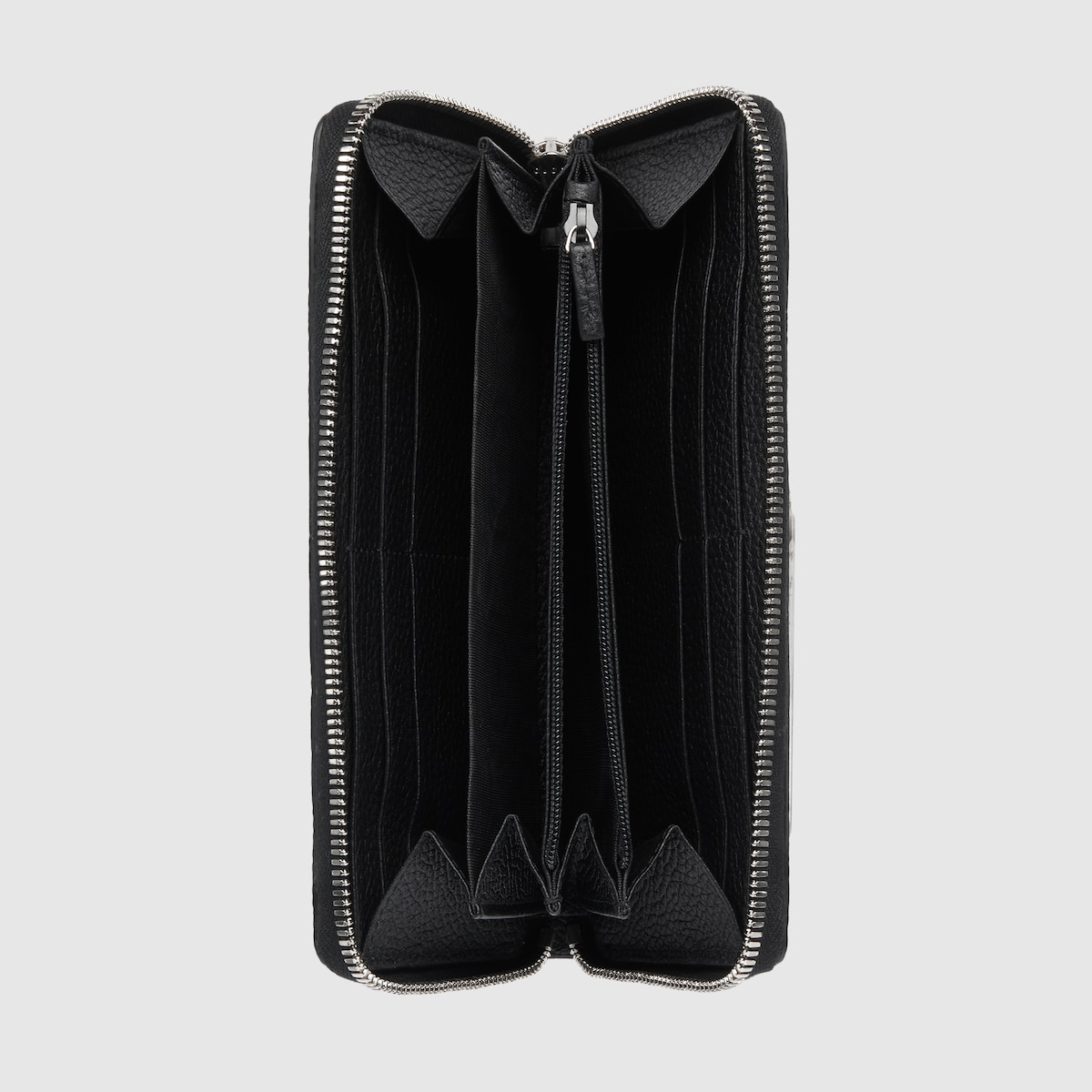 GG Jumbo zip around wallet in black leather | GUCCI® NZ