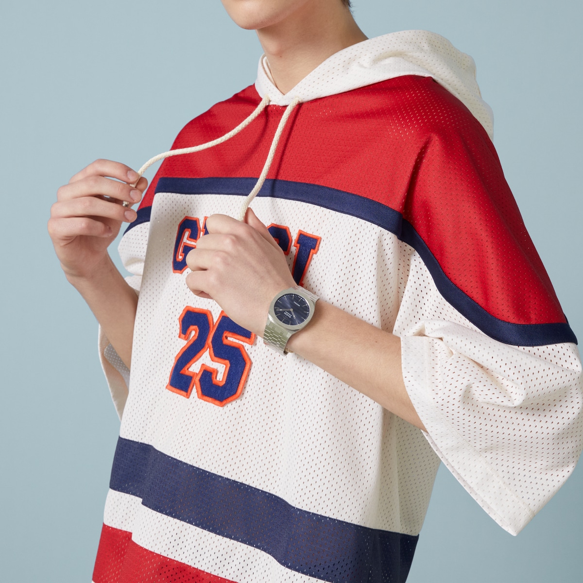 GUCCI 25H系列腕表，40毫米 in 精钢 | GUCCI® LU