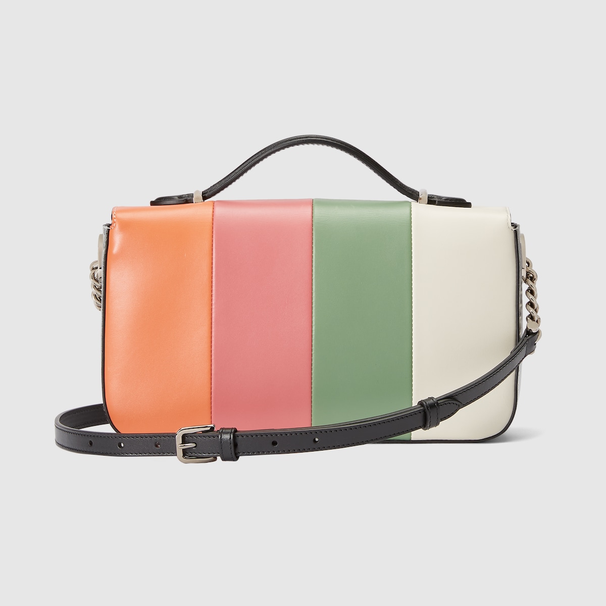 Petite GG small shoulder bag in multicolour leather | GUCCI® SG