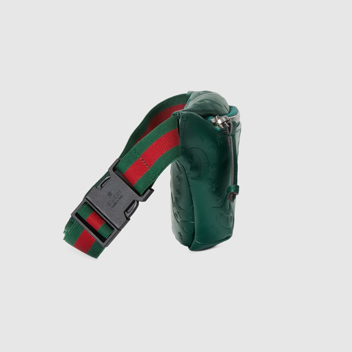 Children's Interlocking G UFO belt bag in green leather | GUCCI® TR
