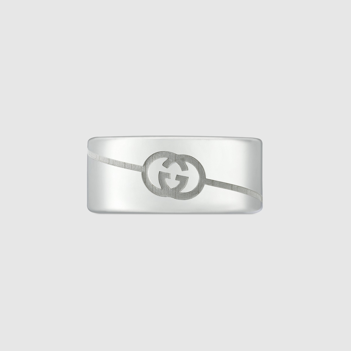 Gucci wide ring with interlocking g store