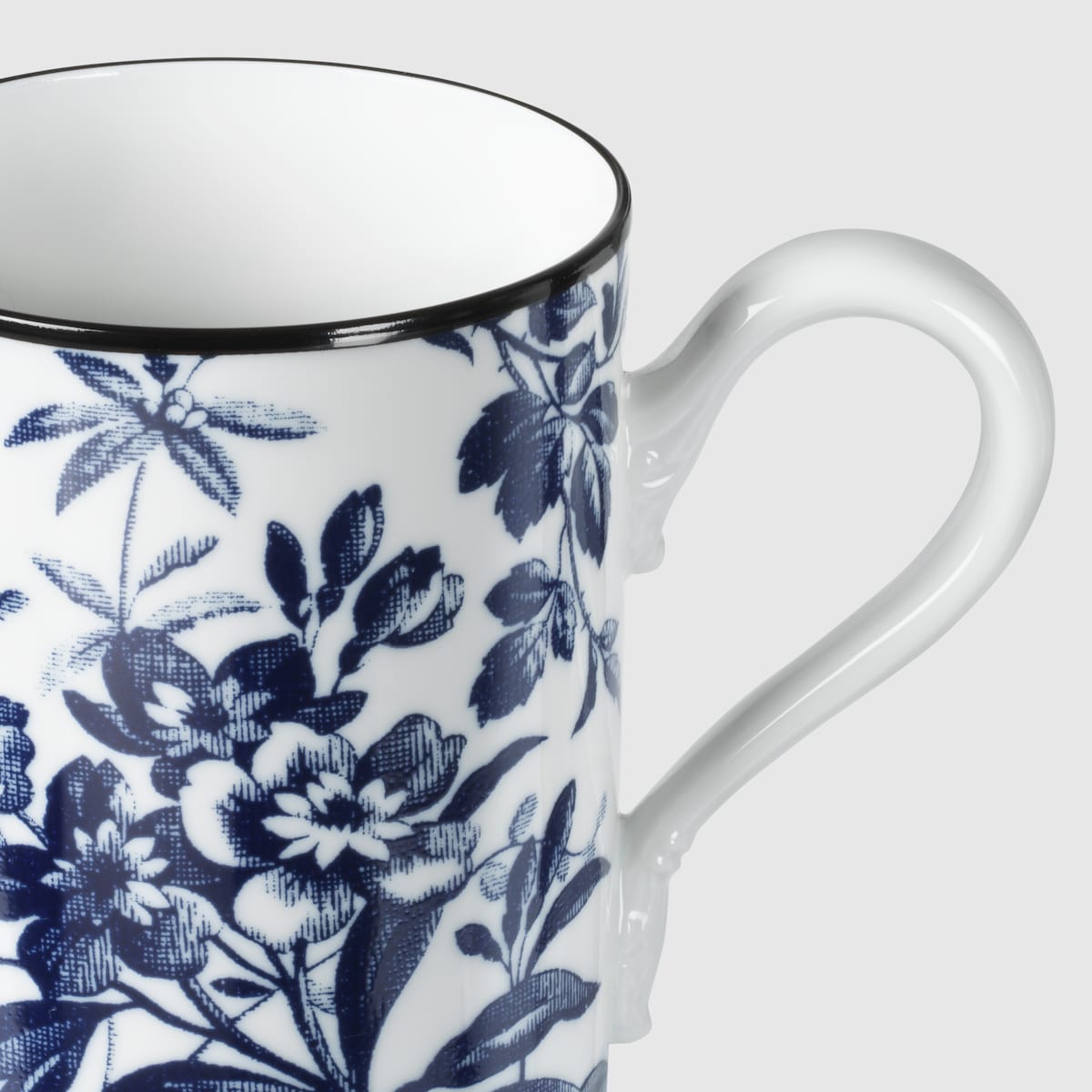 Herbarium mug in blue and white porcelain | GUCCI® US