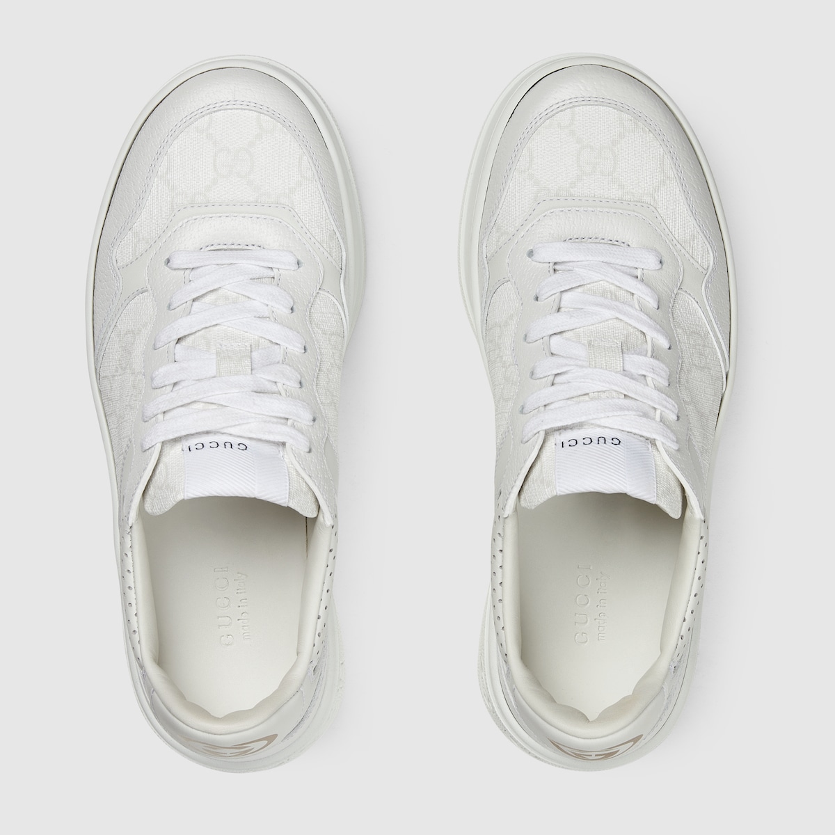 Women's GG trainer in white and grey GG Supreme | GUCCI® Australia