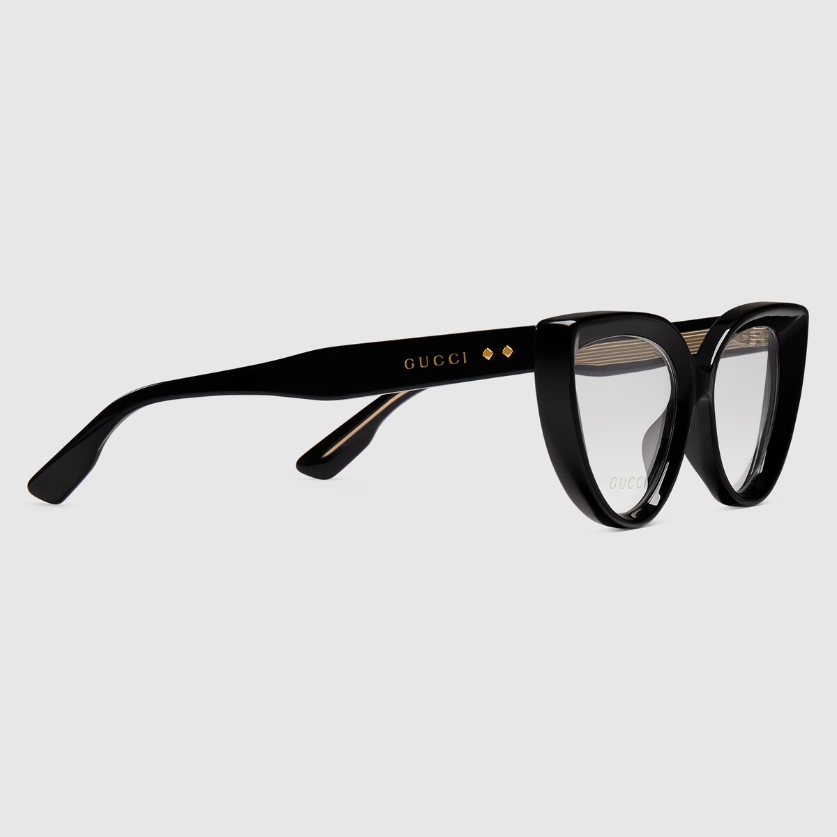 Cat eye optical frame in black | GUCCI® UK