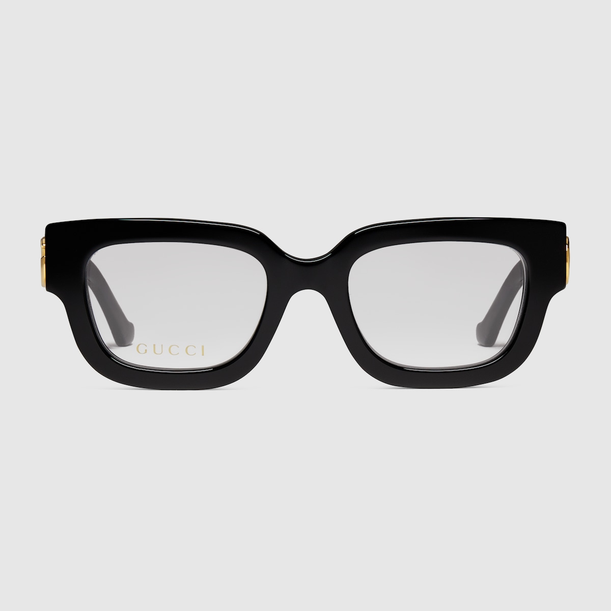 Rectangular optical frame in black | GUCCI® UK