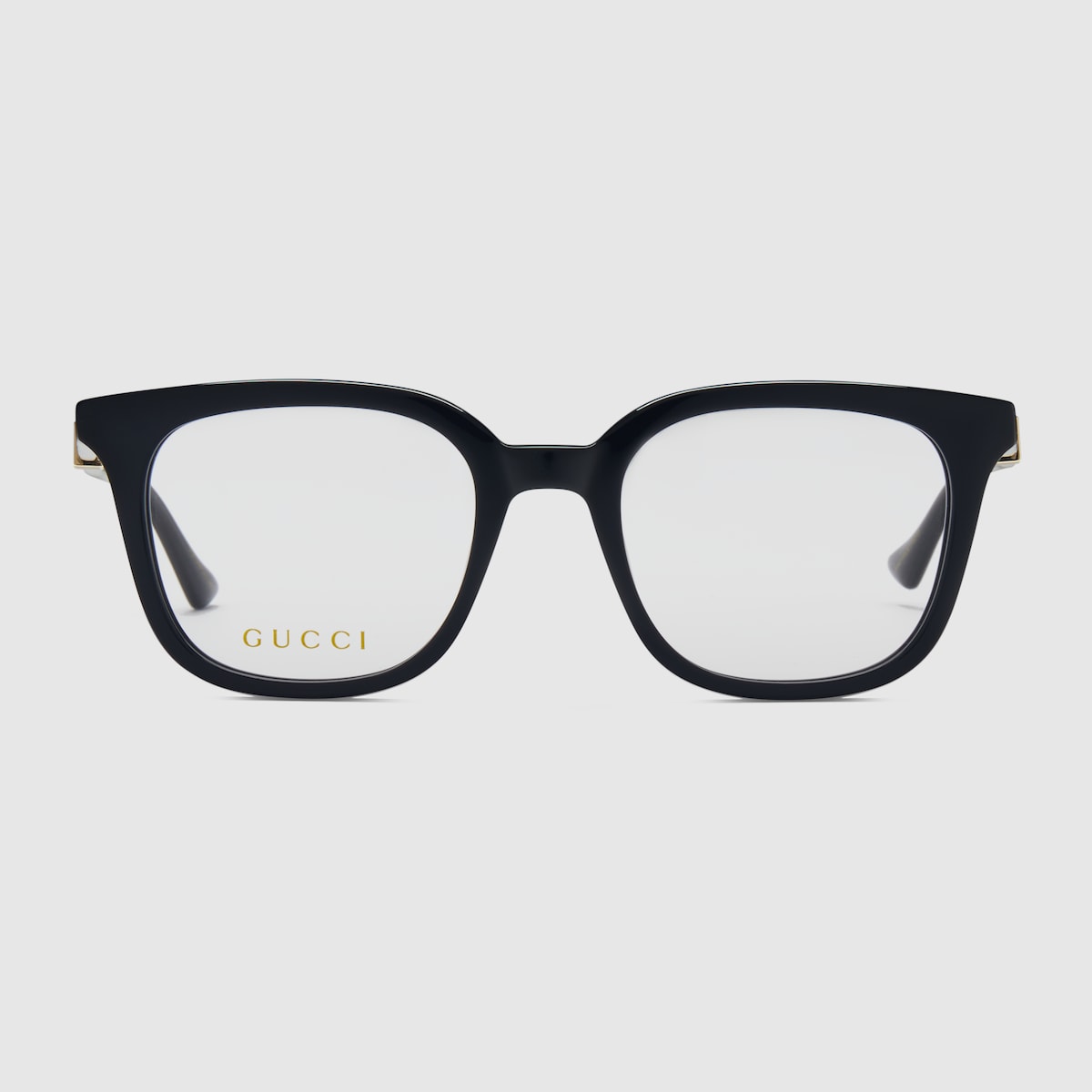 Rectangular optical frame in black | GUCCI® Australia