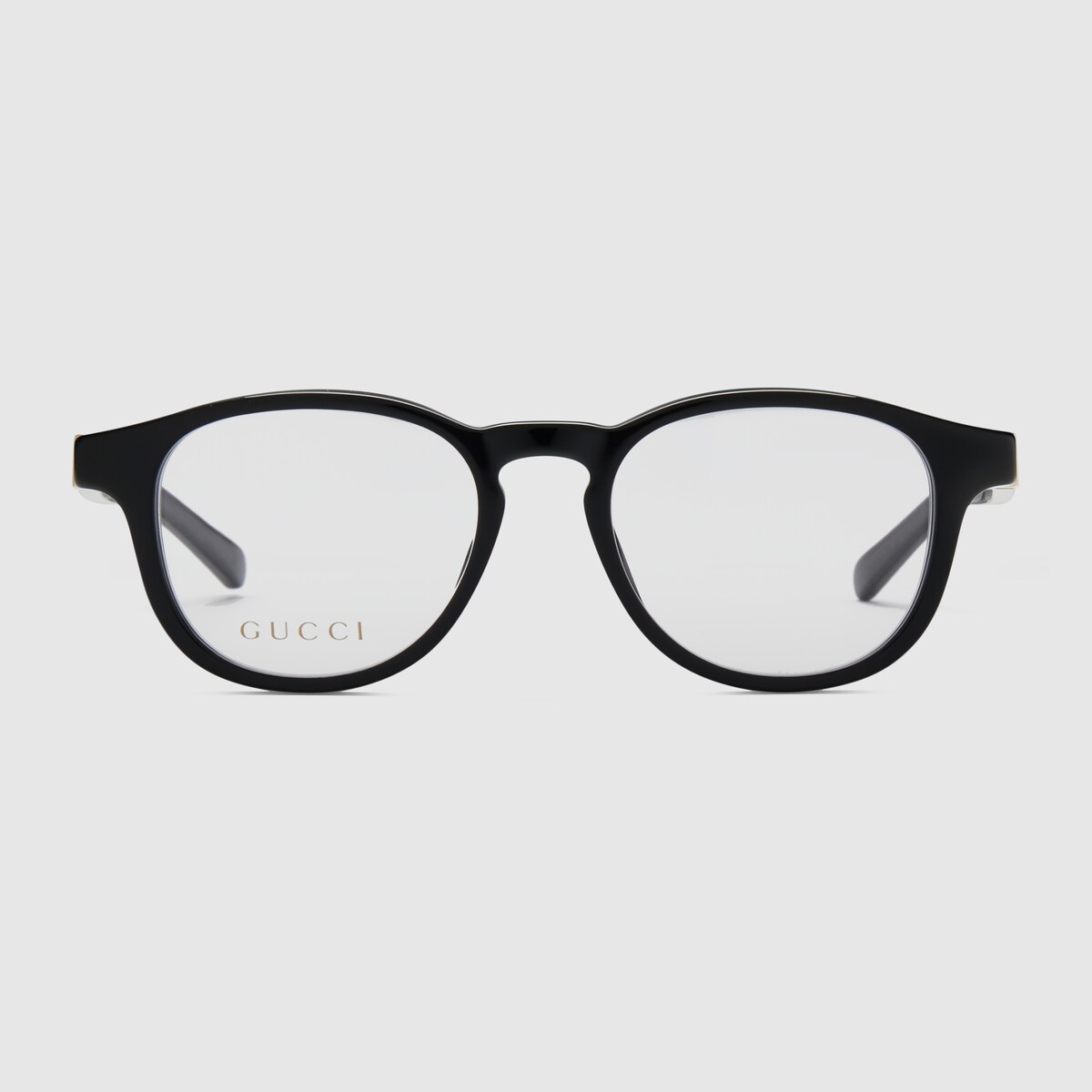 Round optical frame in black | GUCCI® UK