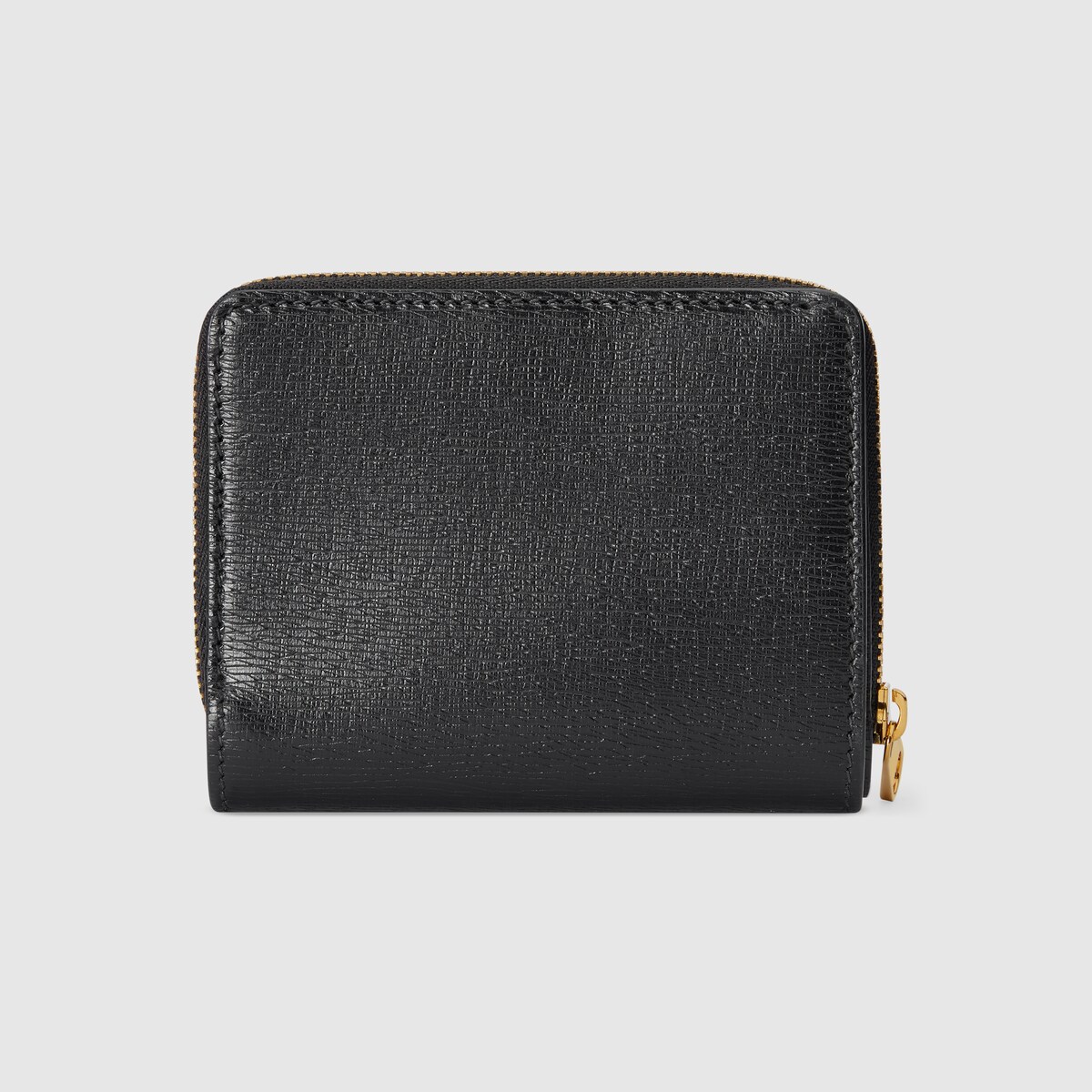 กระเป๋าสตางค์ Mini wallet with Gucci script inหนังสีดำ | GUCCI® TH