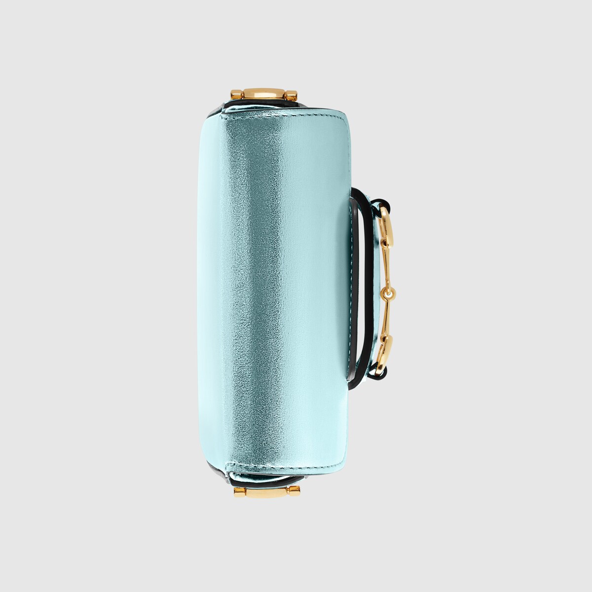 Gucci Horsebit 1955 nano bag in metallic light blue leather | GUCCI® US