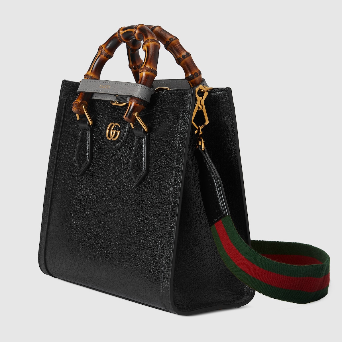 Gucci Diana medium tote bag in black leather | GUCCI® US