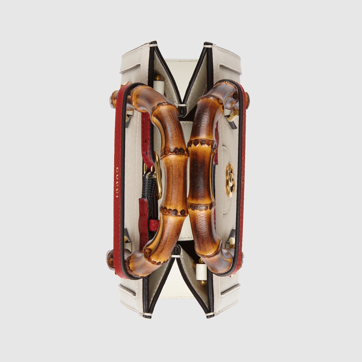 Gucci Diana small tote bag in white leather | GUCCI® US