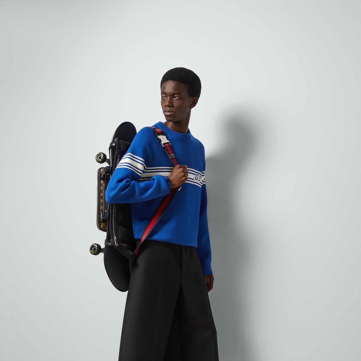 Gucci logo skateboard in black wood | GUCCI® US