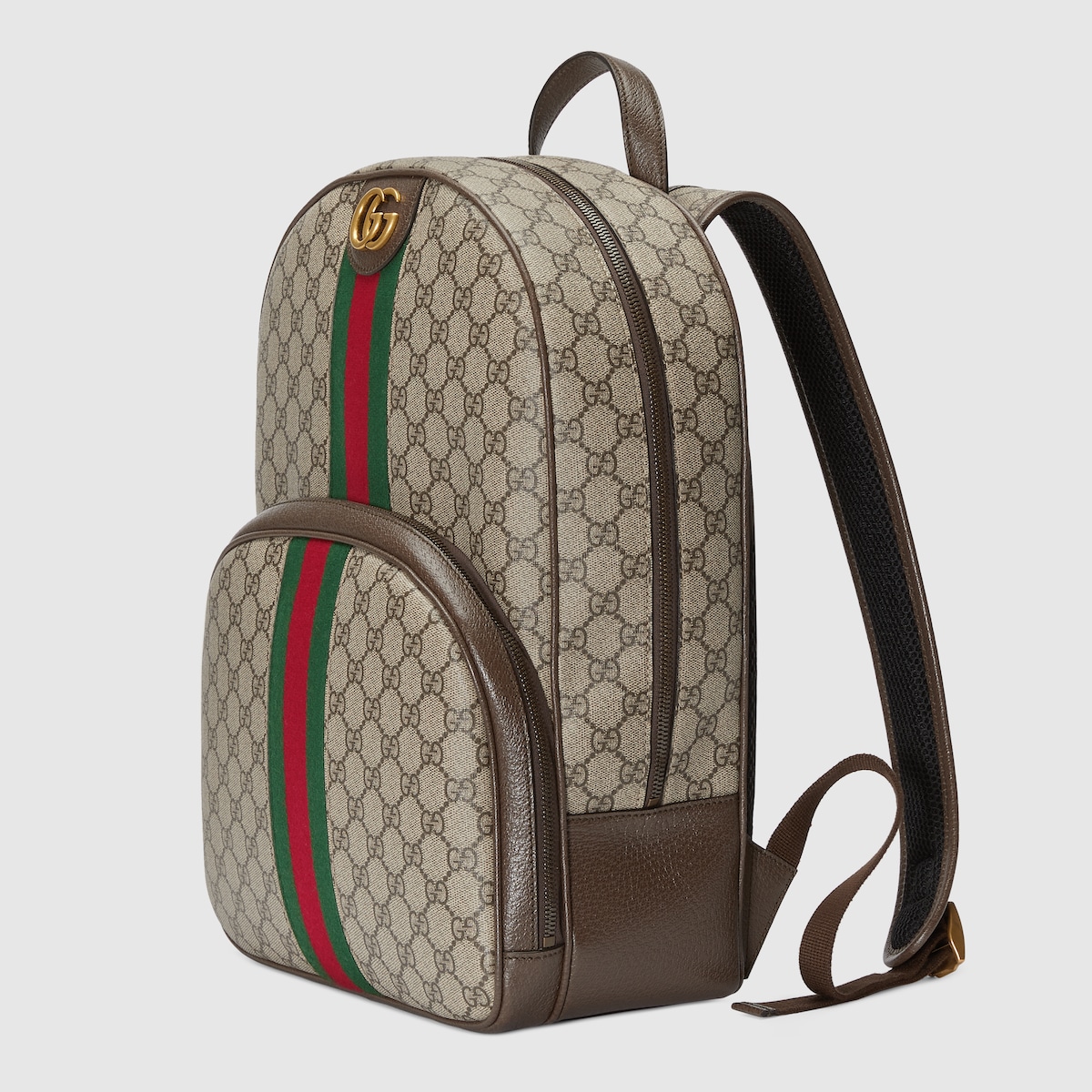 Ophidia medium backpack in beige and ebony GG Supreme | GUCCI® UK