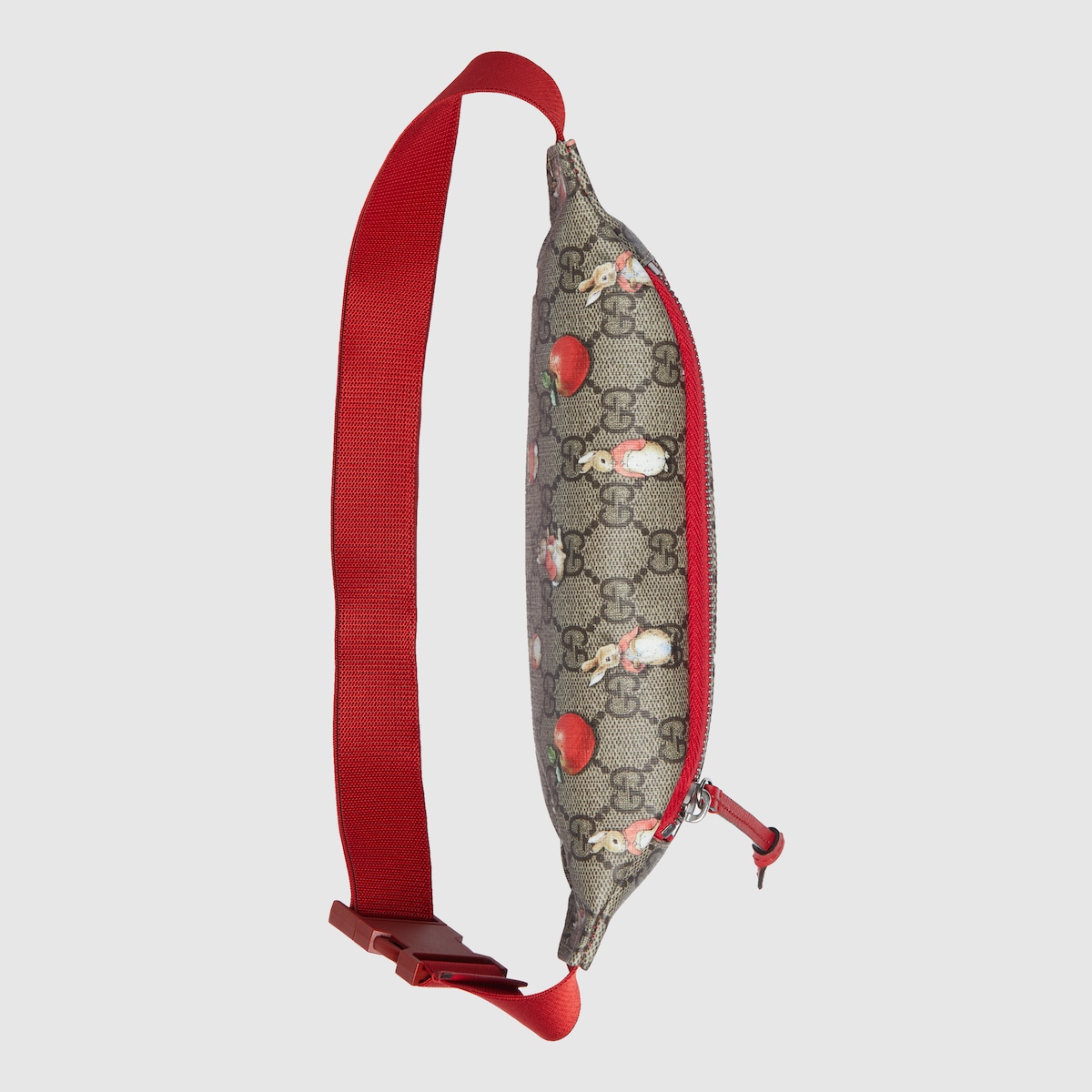 Peter Rabbit™ x Gucci belt bag in beige and ebony Supreme | GUCCI® BG