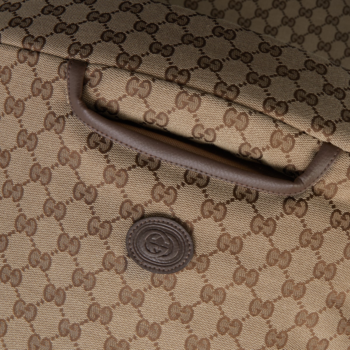 Gucci Bassinet-Stroller combo in beige and ebony GG canvas | GUCCI® US