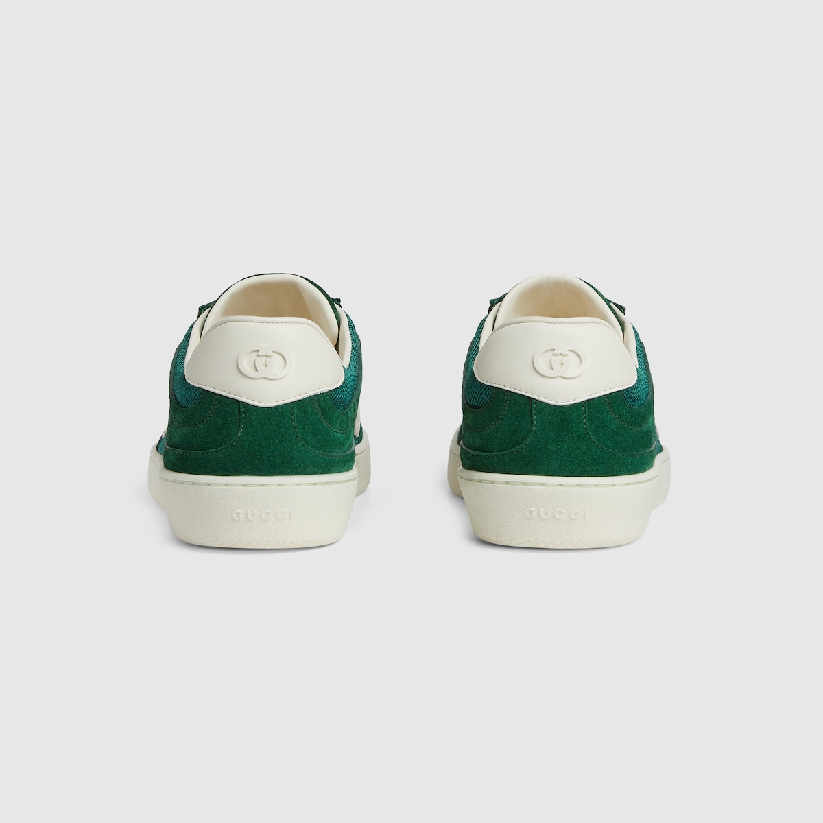 Baskets pour homme G75 en daim vert | GUCCI® Canada