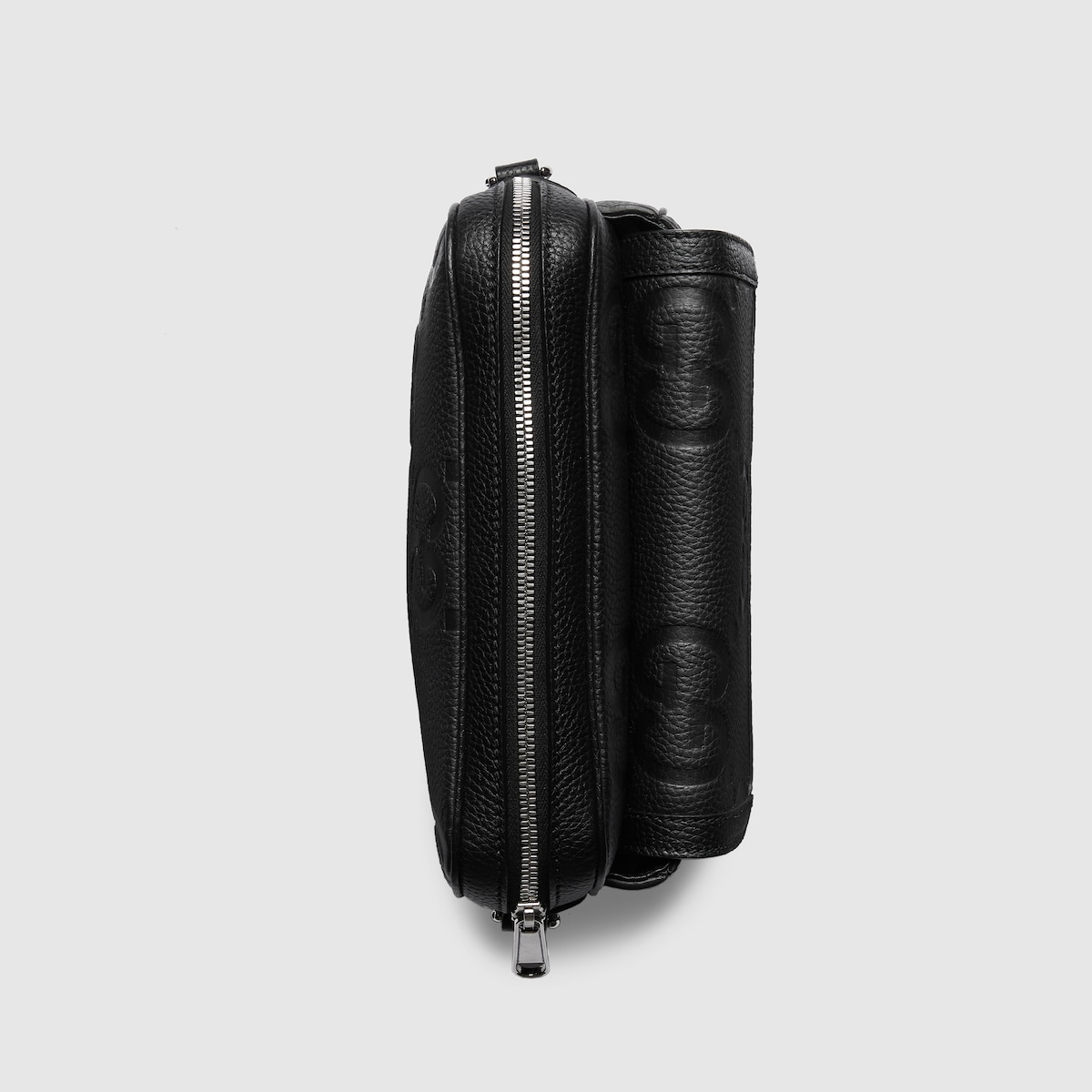 GG jumbo small crossbody bag in black leather | GUCCI® AU