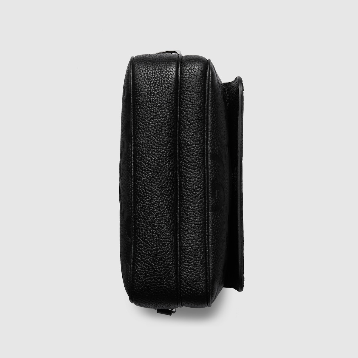 GG jumbo small crossbody bag in black leather | GUCCI® US