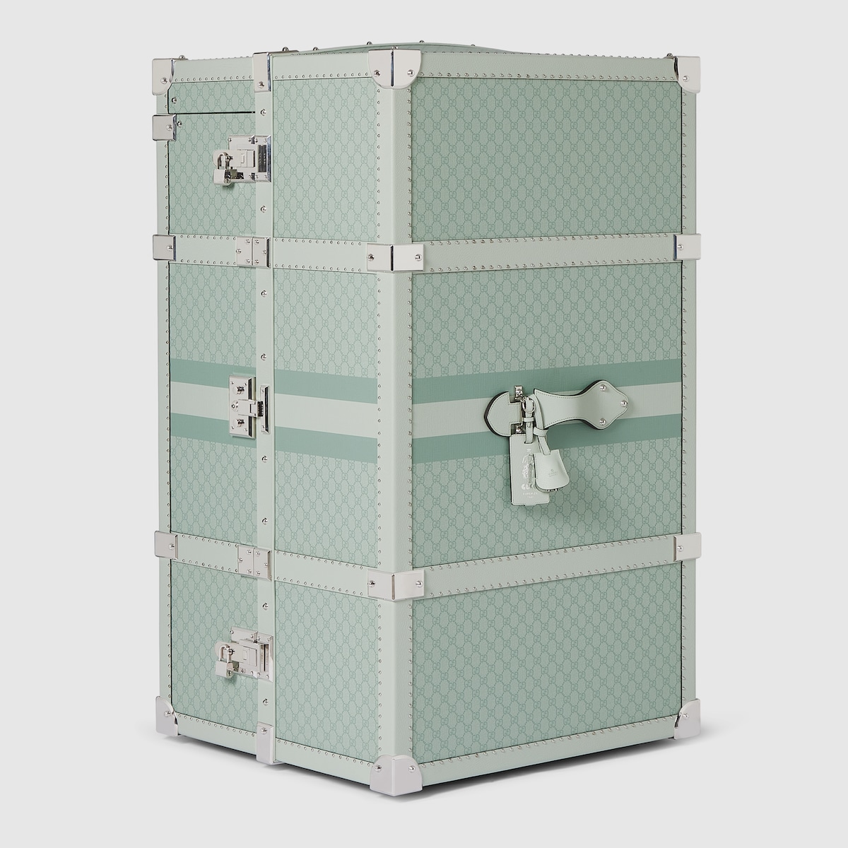 Ophidia large trunk in pale green GG Supreme | GUCCI® AU