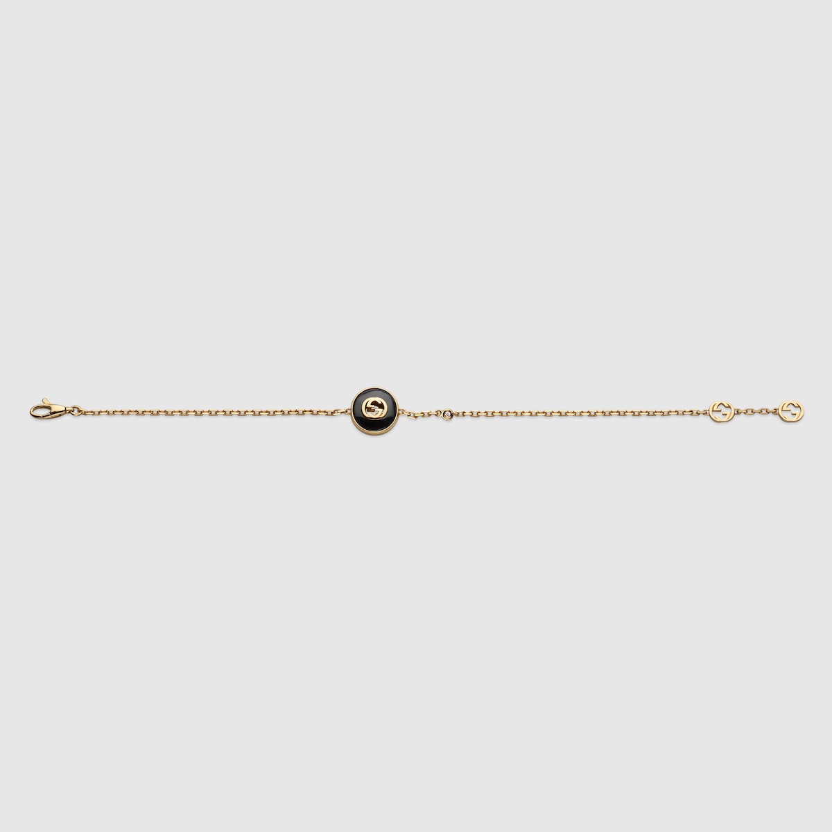 Gucci Interlocking 18k chain bracelet in 18k yellow gold | GUCCI® US