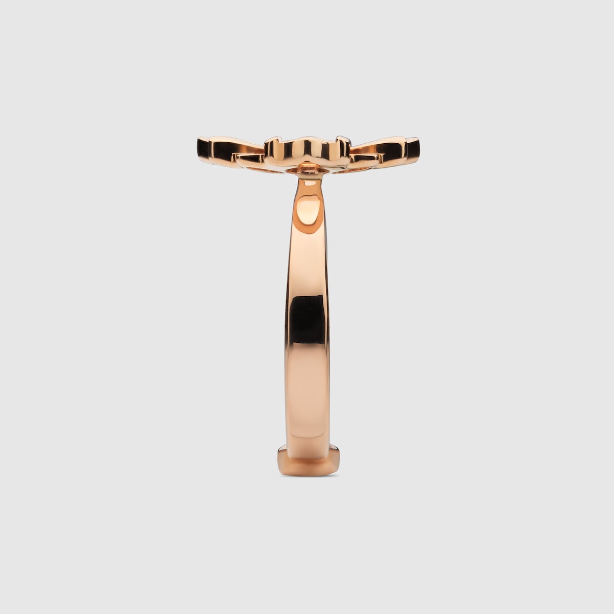 Gucci Flora 18k diamond ring in 18k rose gold | GUCCI® UK
