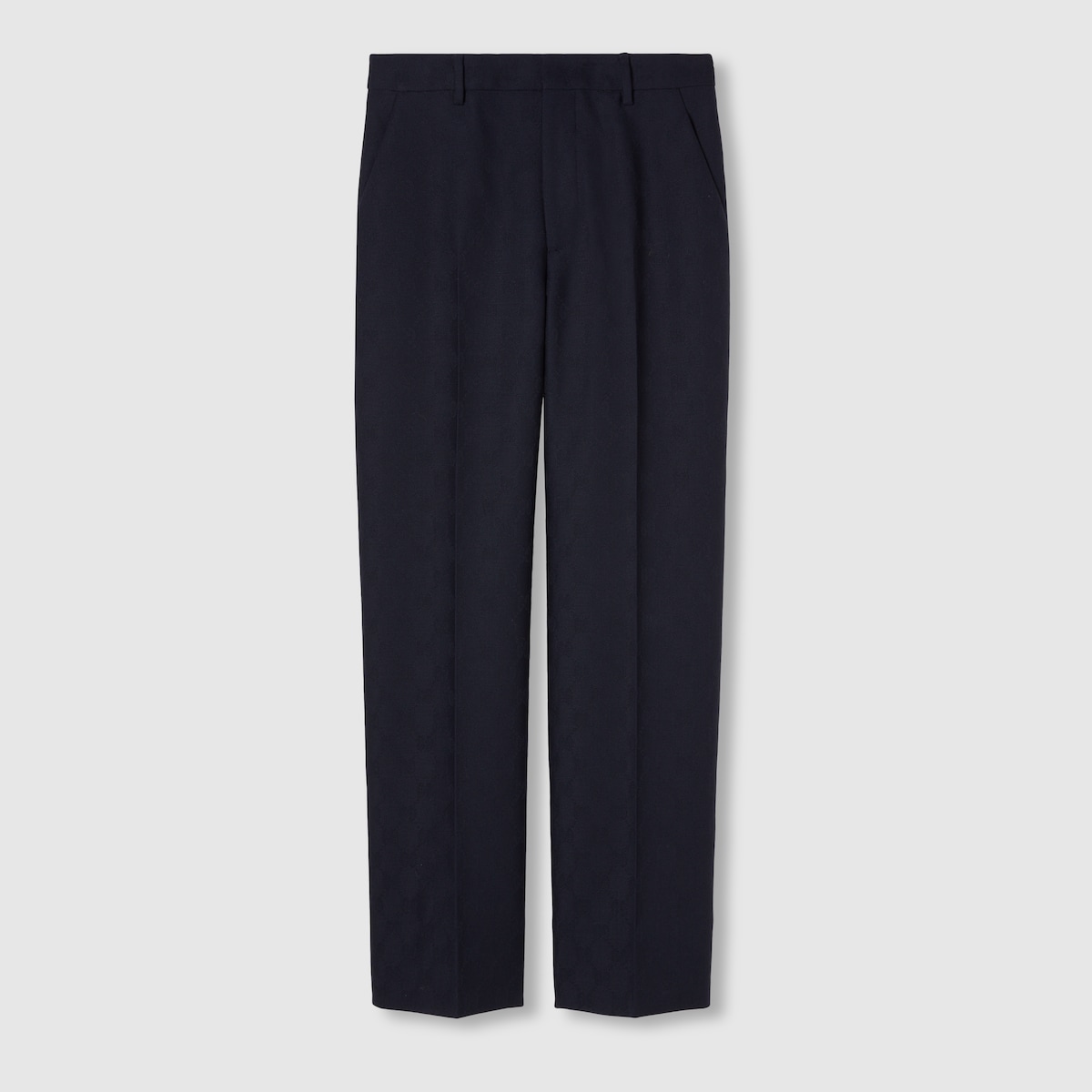 GG wool pant in dark blue | GUCCI® US