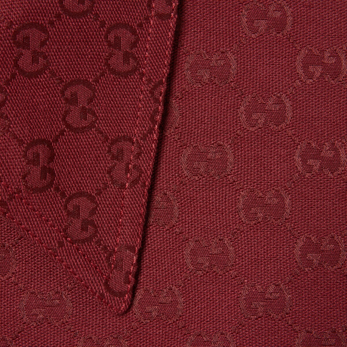 GG mixed cotton jacket in Rosso Ancora red | GUCCI® Australia