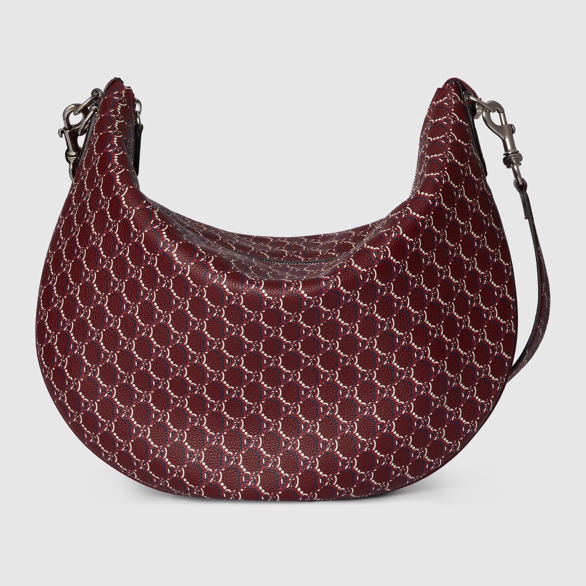Gucci B large shoulder bag in Rosso Ancora red leather | GUCCI® Australia