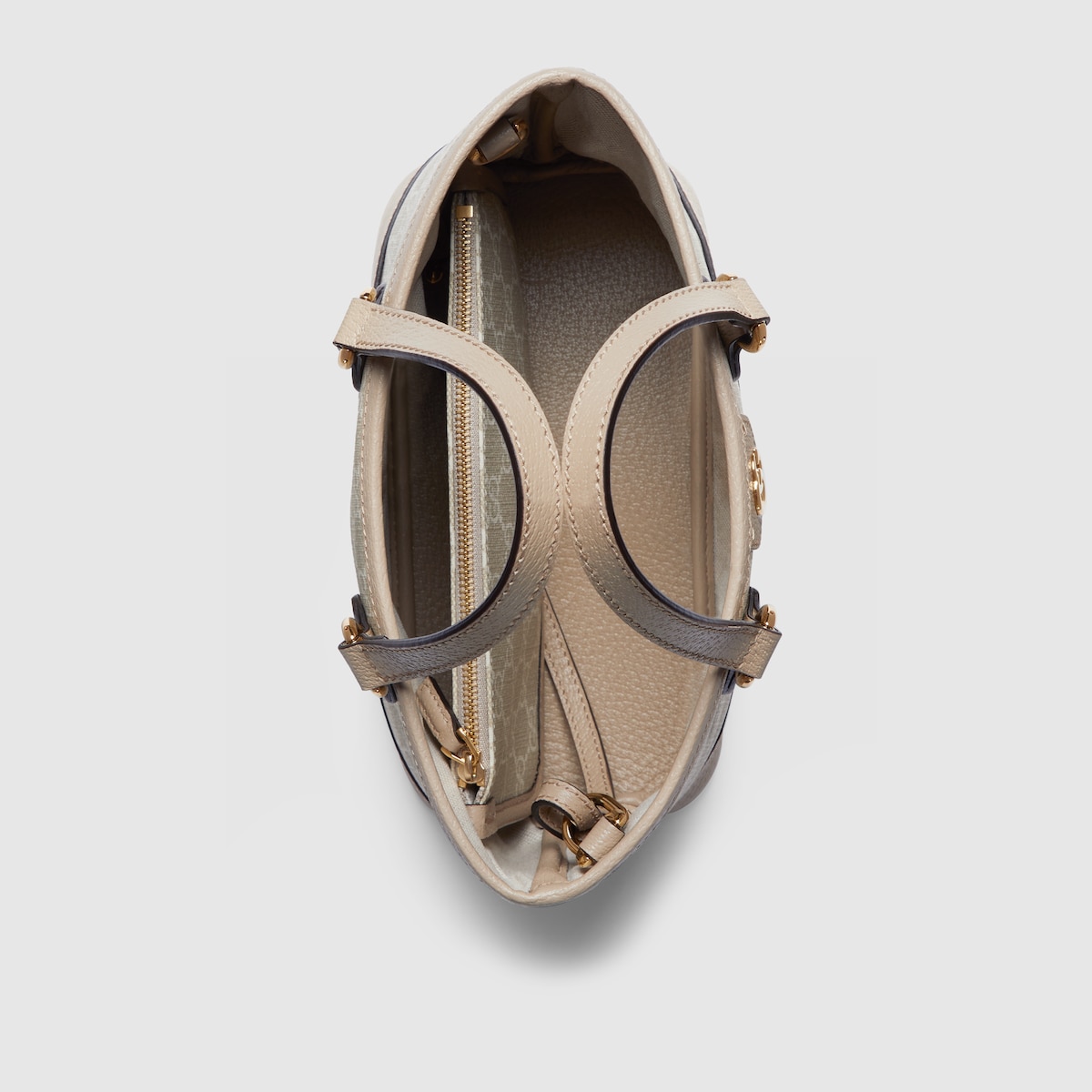 Ophidia small tote bag in beige and white GG Supreme | GUCCI® US