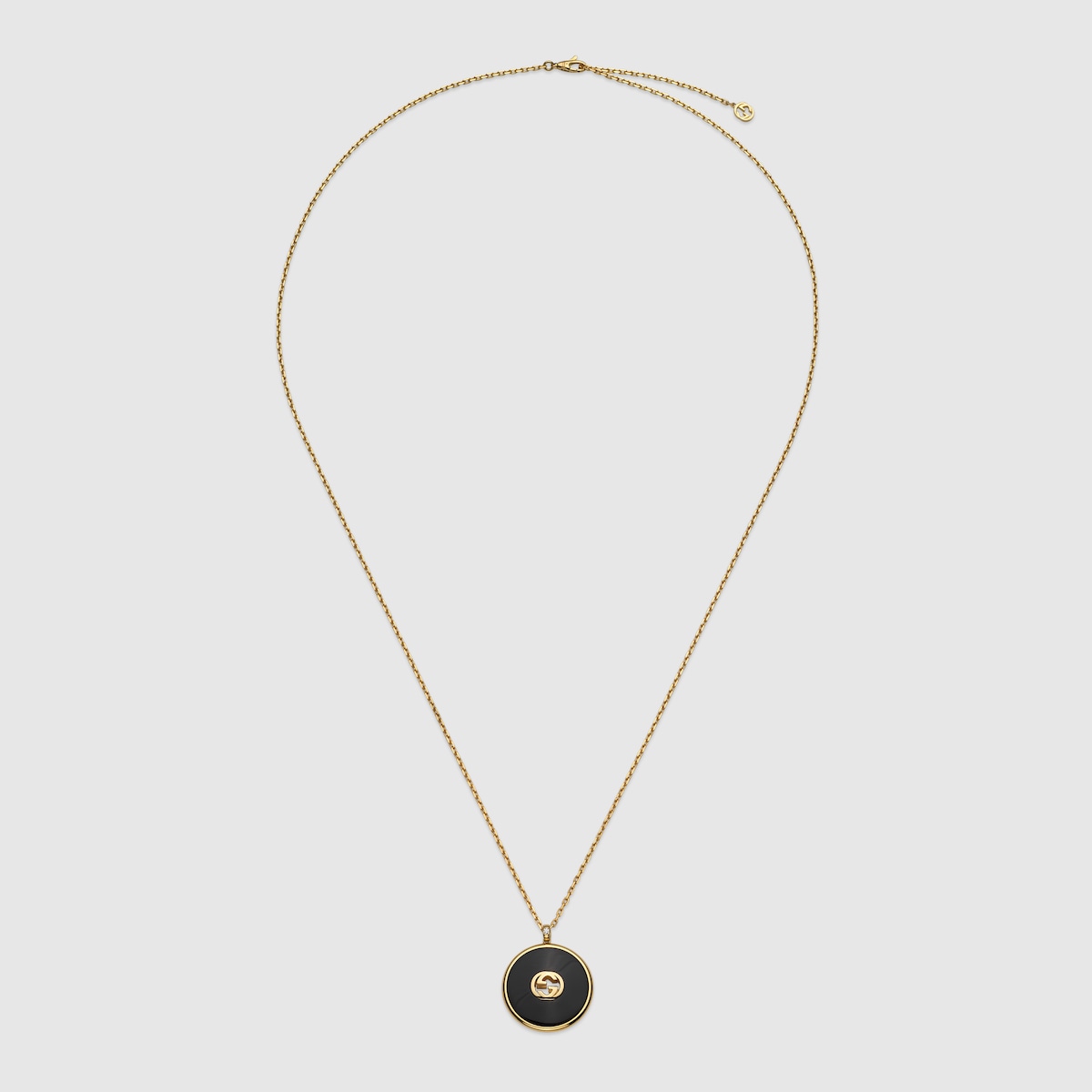 Gucci Interlocking 18k long chain necklace in 18k yellow gold | GUCCI® US