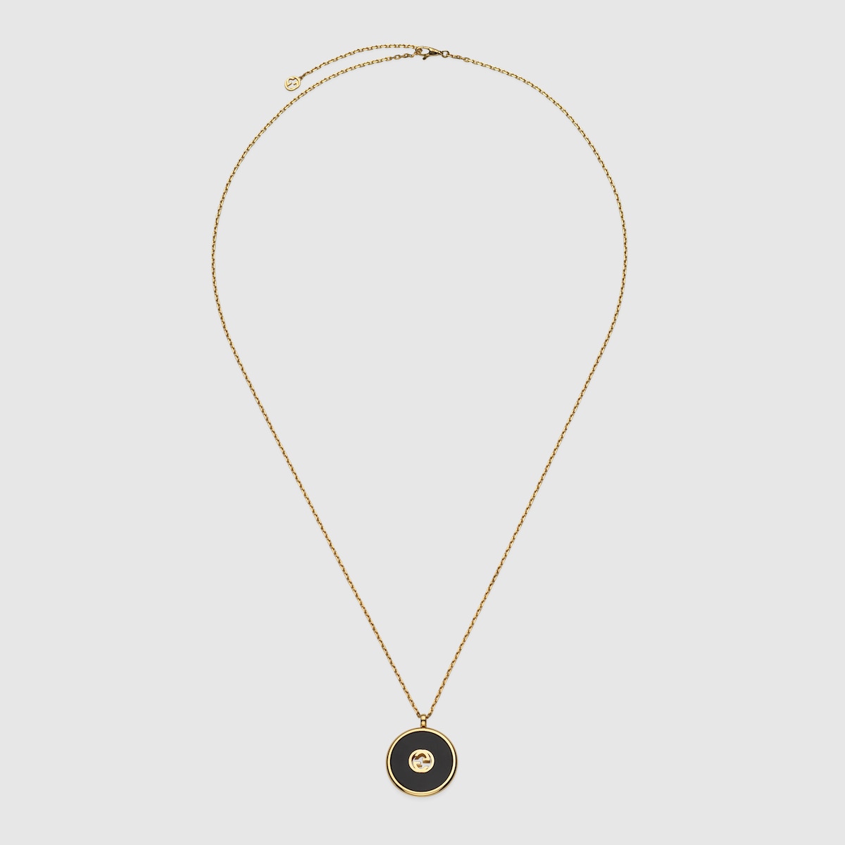 Collar de cadena Gucci Interlocking de 18 ct en oro amarillo de 18 ct ...