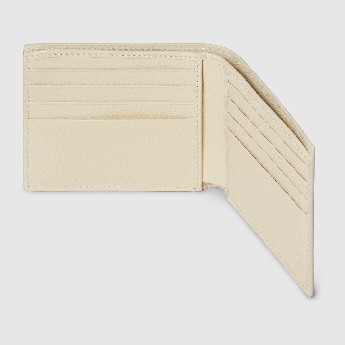 GG wallet with GG detail in beige and ebony Supreme | GUCCI® Australia