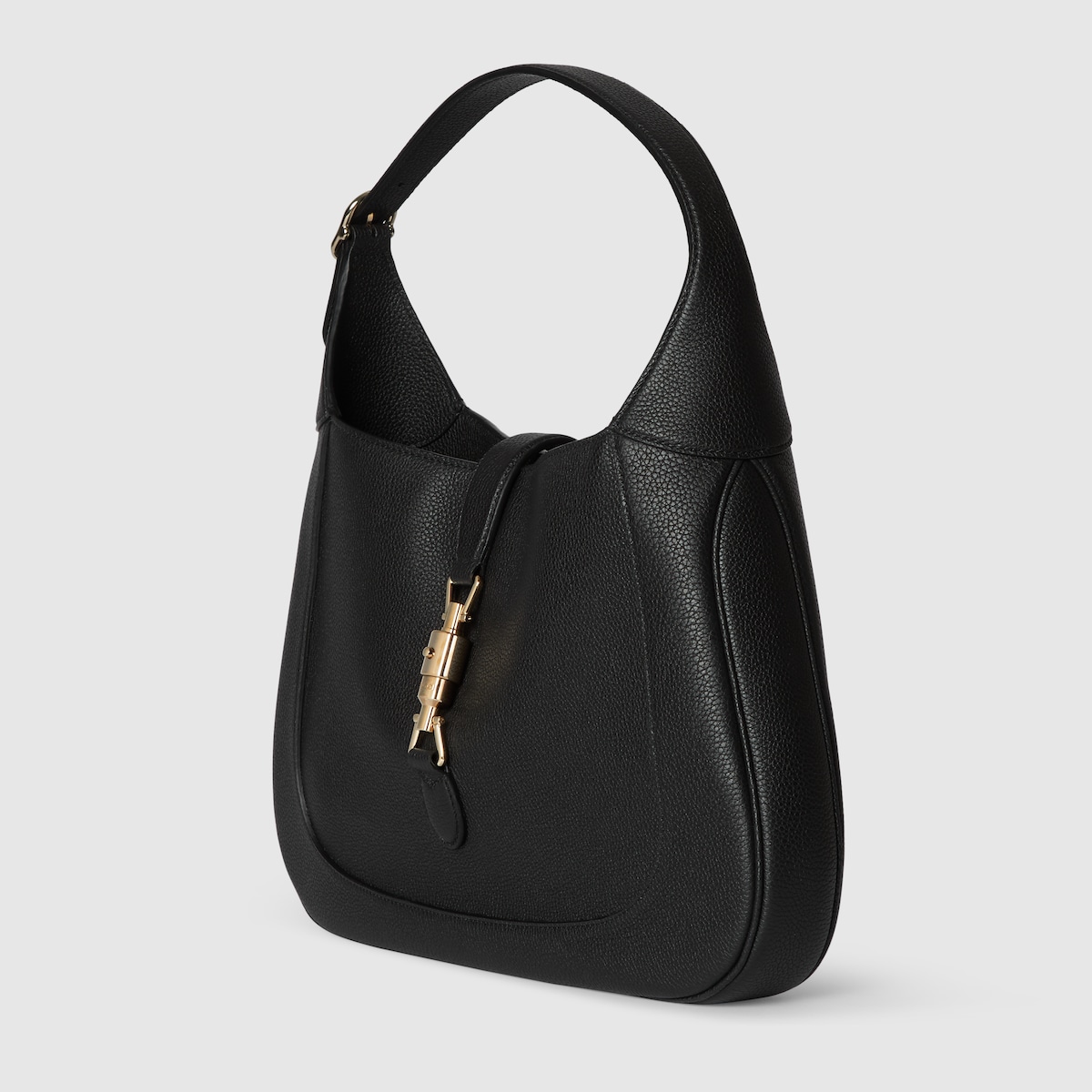 Gucci Jackie 1961 large bag in black leather | GUCCI® US