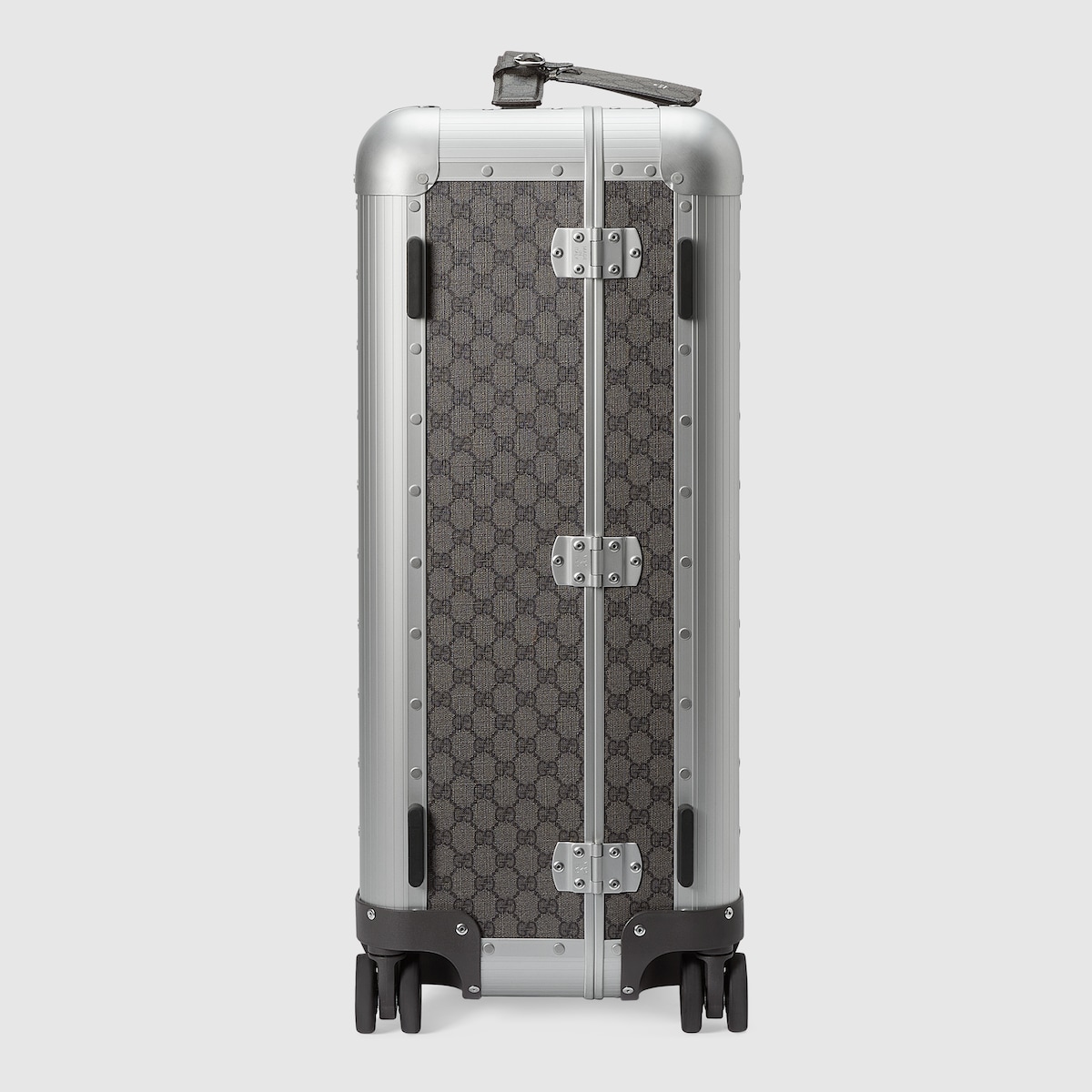 Trolley mediano Gucci Porter en lona Supreme gris y negra | GUCCI® MX
