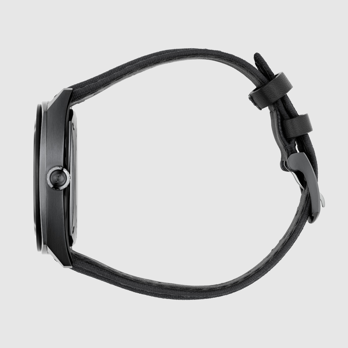 Gucci Interlocking watch, 41mm in black rubber | GUCCI® US