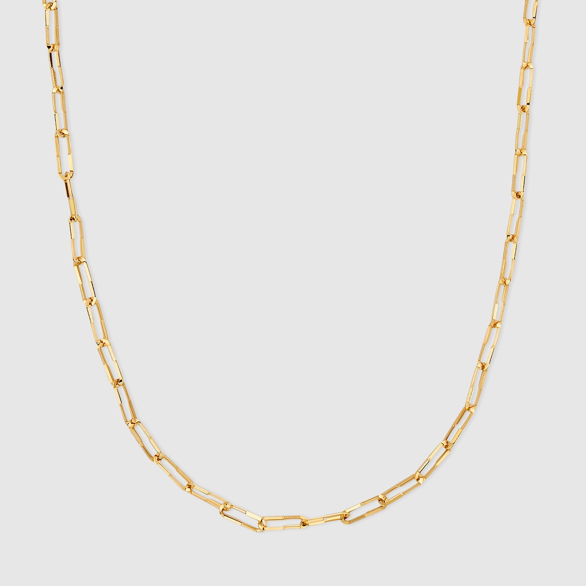 Gucci Link to Love long chain necklace in 18k yellow gold | GUCCI® US
