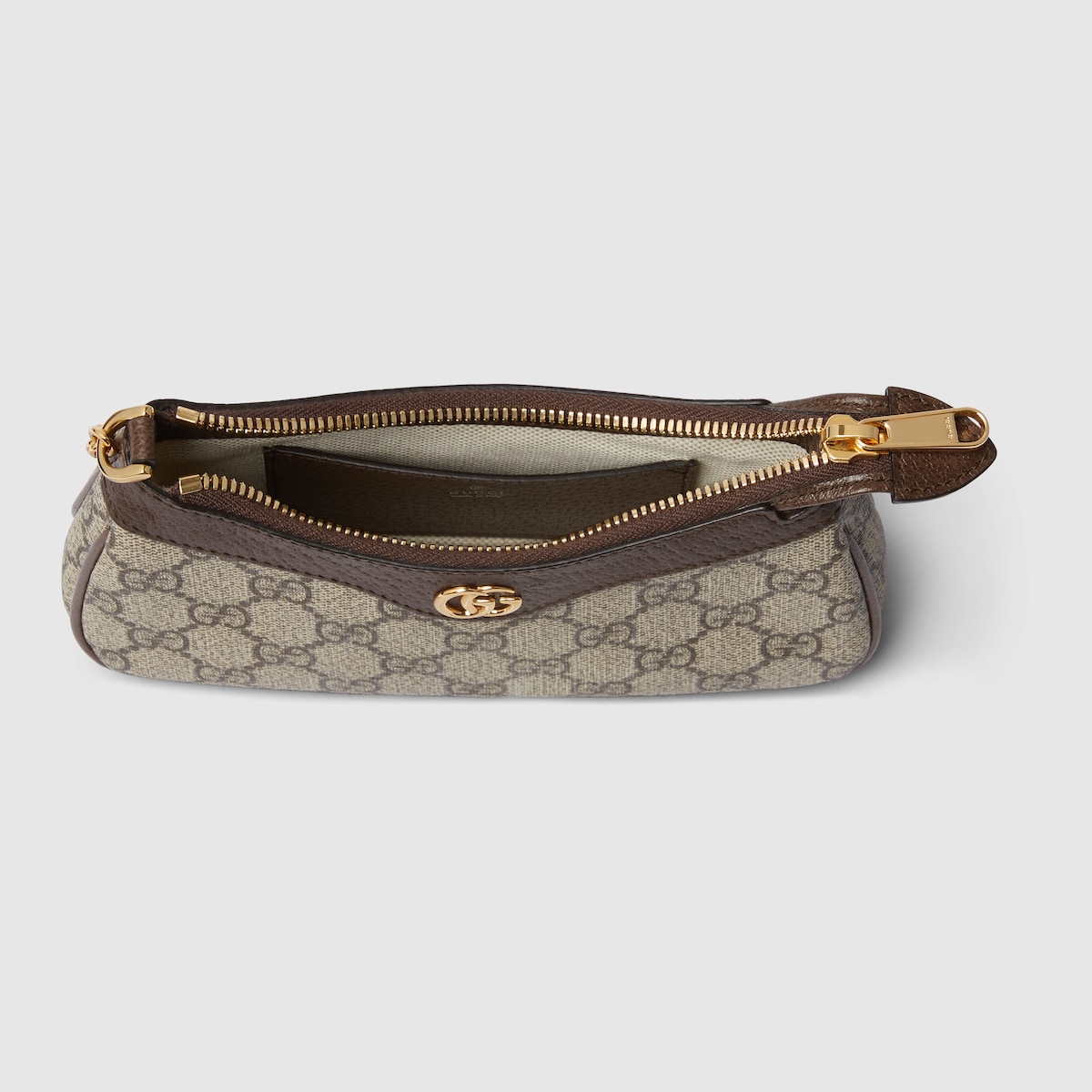 Ophidia Mini-Tasche in beige- und ebenholzfarbener Supreme | GUCCI® DE
