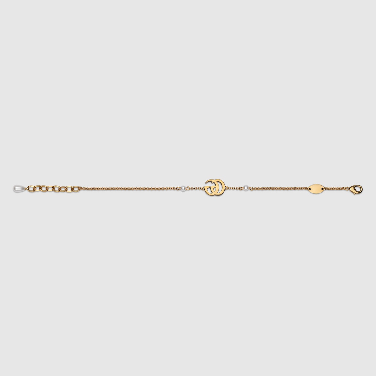 GG Marmont chain bracelet with charm in yellow gold-toned metal | GUCCI® US