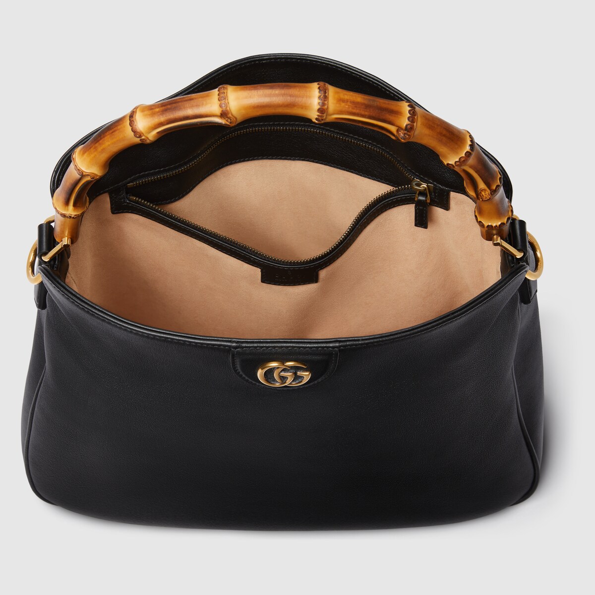Gucci Diana large shoulder bag in black leather | GUCCI® CA